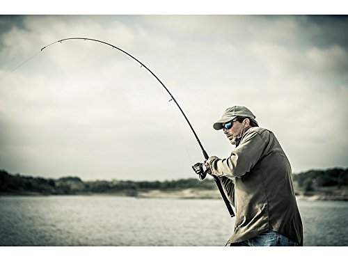 Shakespeare Ugly Stik 6β GX2 Spinning Rod, Three Piece Spinning Rod, 6-15lb Line Rating, Medium Rod Power, Moderate Fast Action, 1/8-5/8 oz. Lure Rating