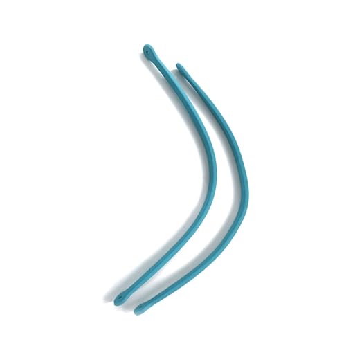 Replacement Straps for Bog Bag, Replacement Handles with 4 Replacement Snaps for Rubber Beach Bag, EVA Bag Strap Replacement, Bogg Beach Bag Repair Kit (Turquoise and Caicos)