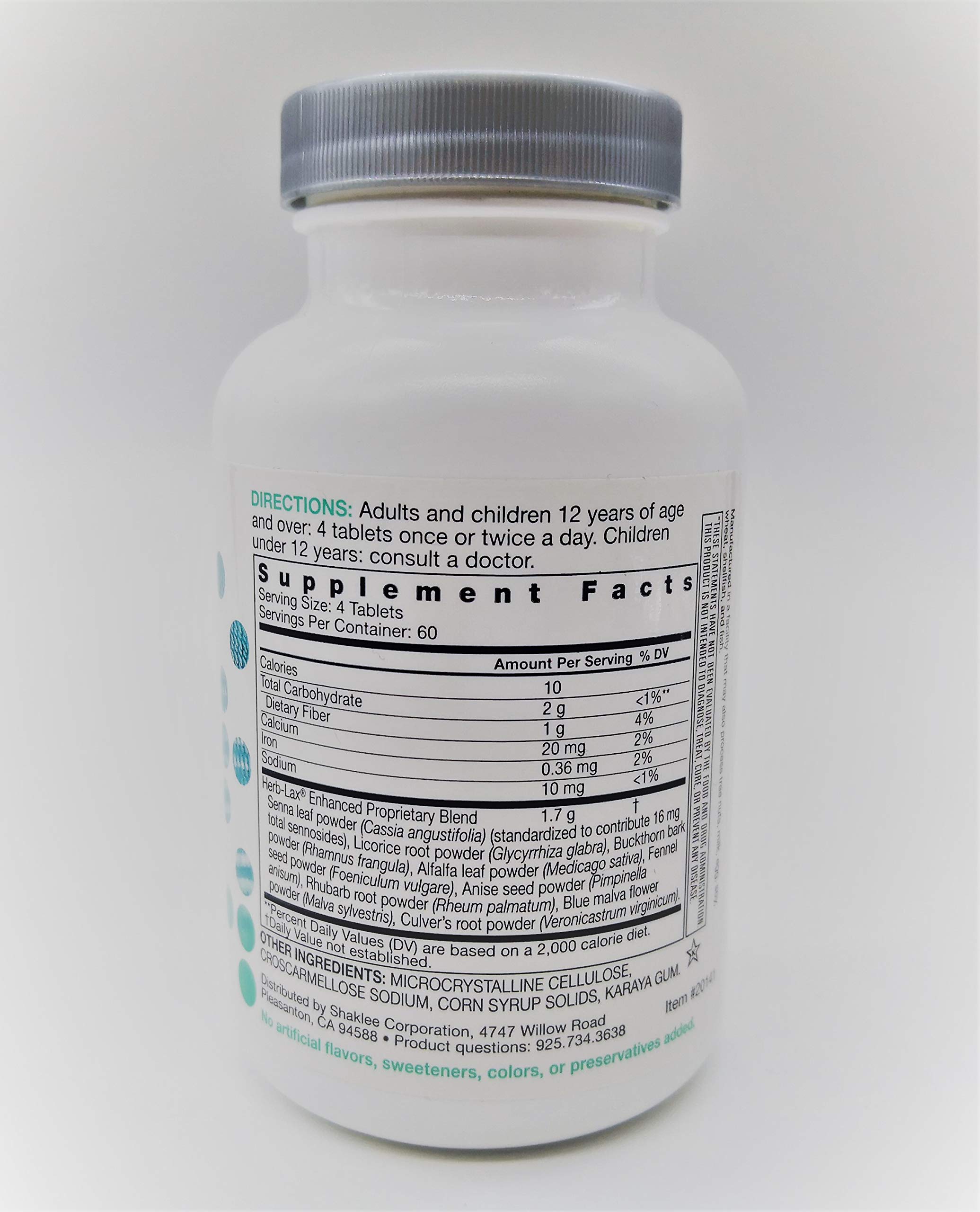 Shaklee Herb-lax 240 Tablets (4)