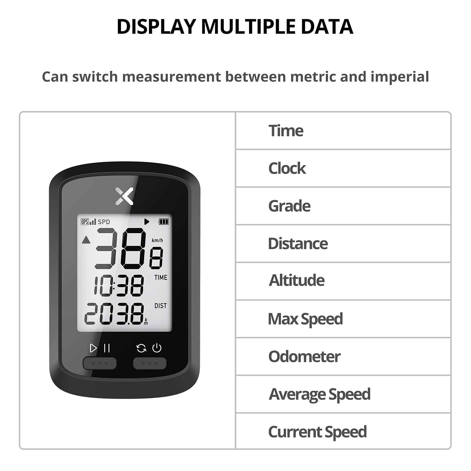 XOSS G GPS Cycling Computer Wireless Bike Speedometer Odometer Cycling Waterproof Road Bike MTB Bicycle Bluetooth (combo2)