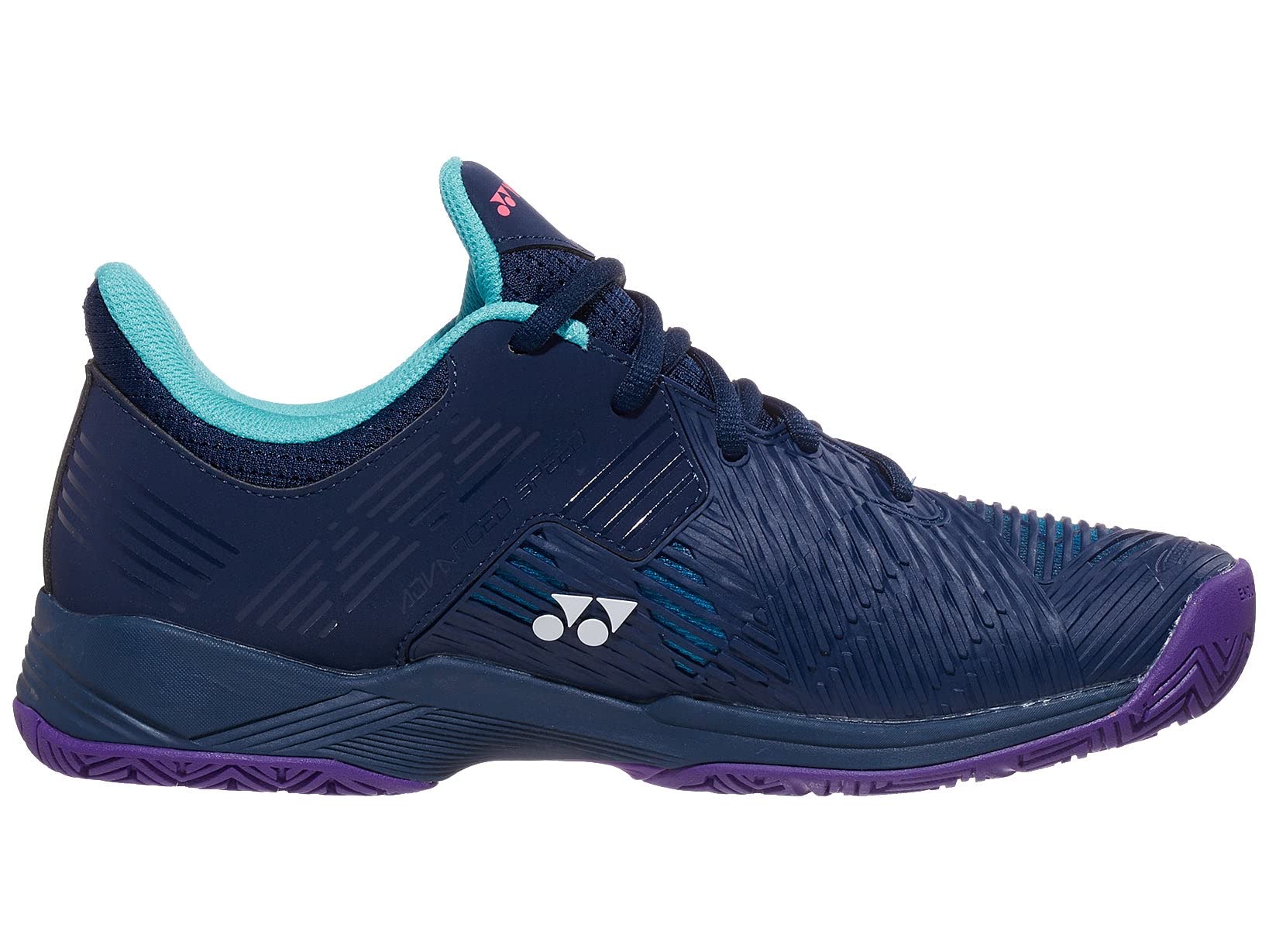 YONEX Women's Sonicage 2 All-Court Tennis Shoes, Navy/Blue Purple (US Size 10.5)