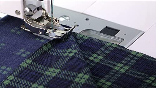 SINGER | Even Feed/Walking Presser Foot - Fork, Perfect for Matching Stripes & Plaids, Quilting & Sewing with Pile Fabrics - Sewing Made Easy