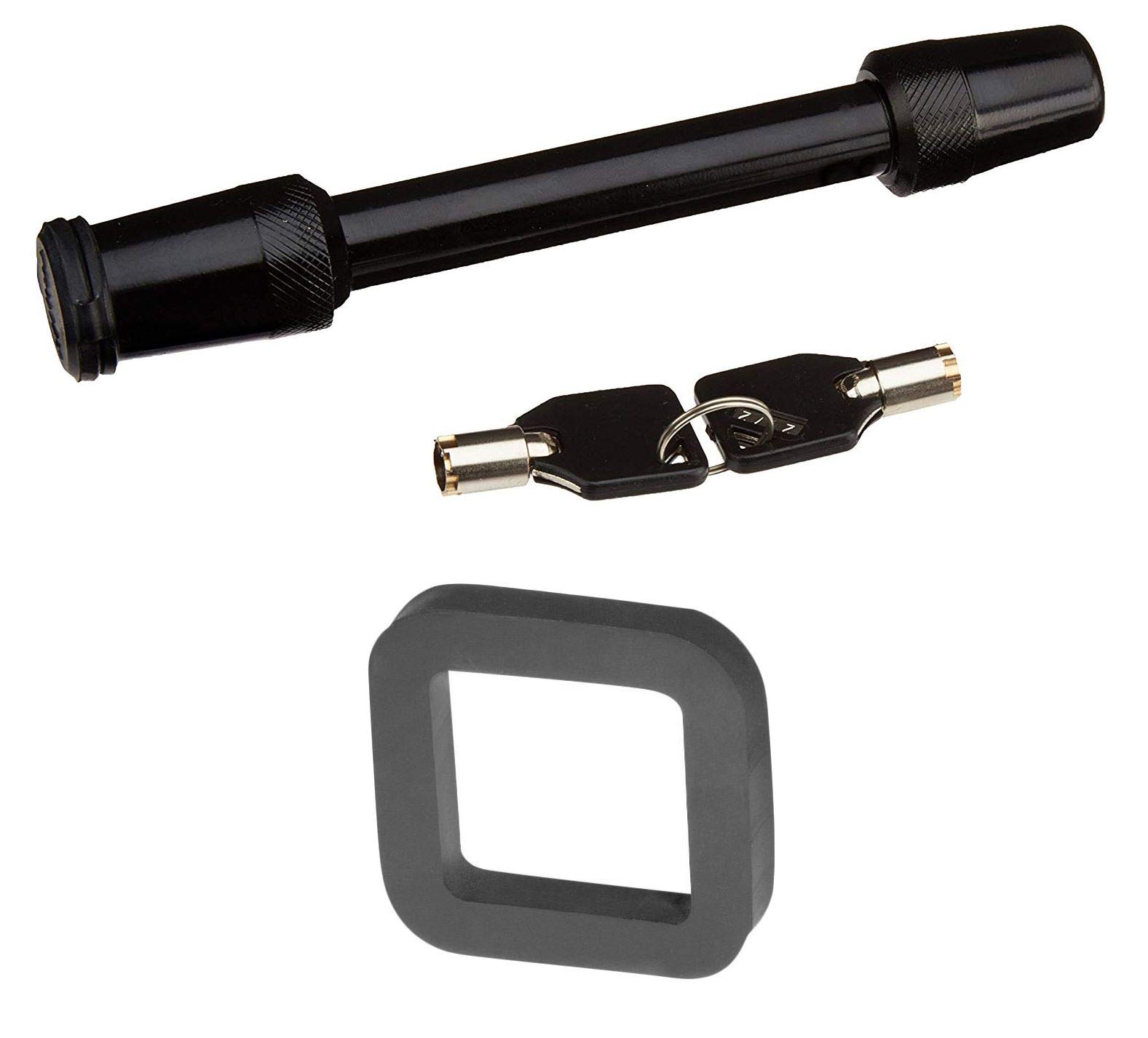 Trimax T5Black 5/8" Diameter Receiver & 2" Inch Trailer Hitches Silencer Pad