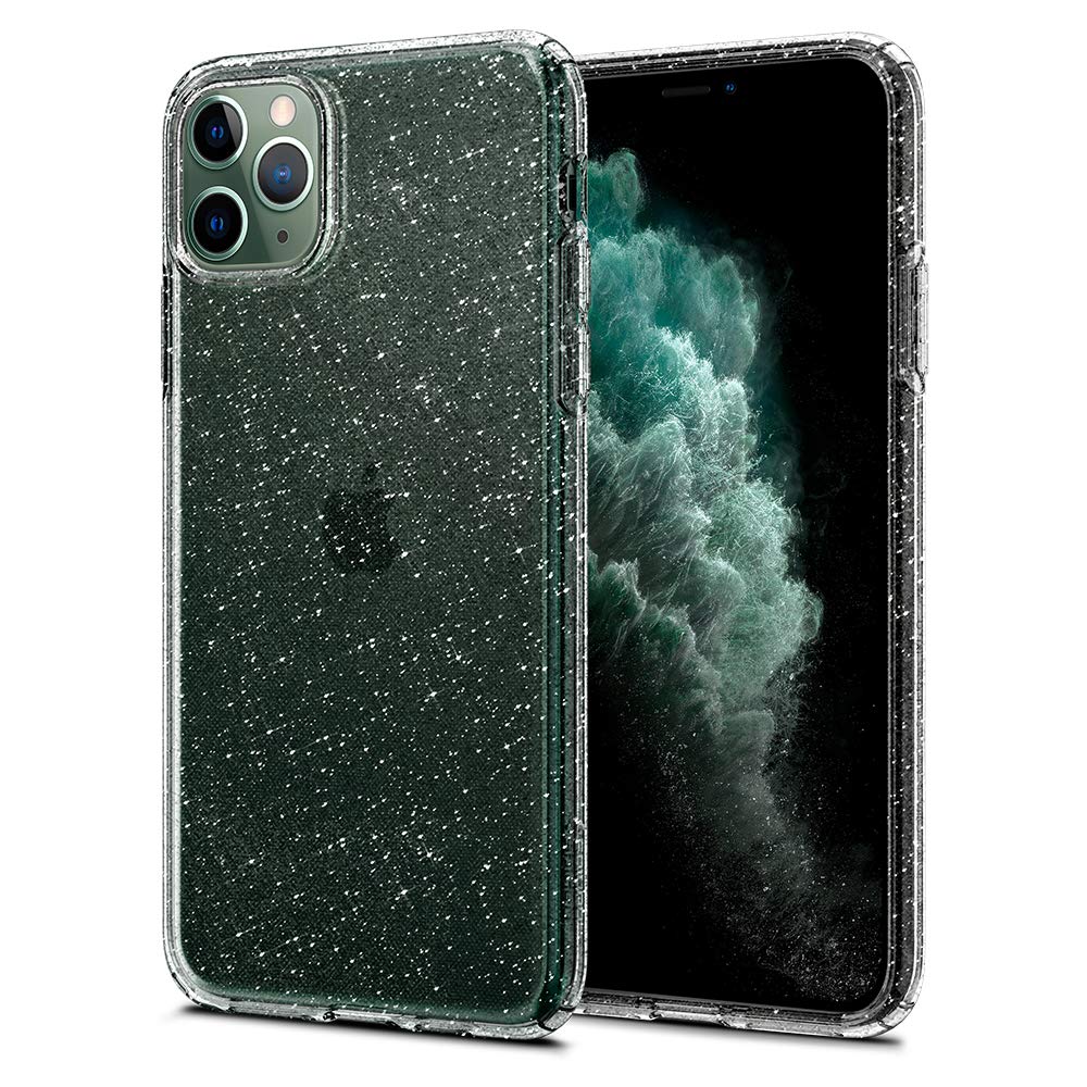 Spigen Liquid Crystal Glitter Designed for iPhone 11 Pro Case (2019) - Crystal Quartz