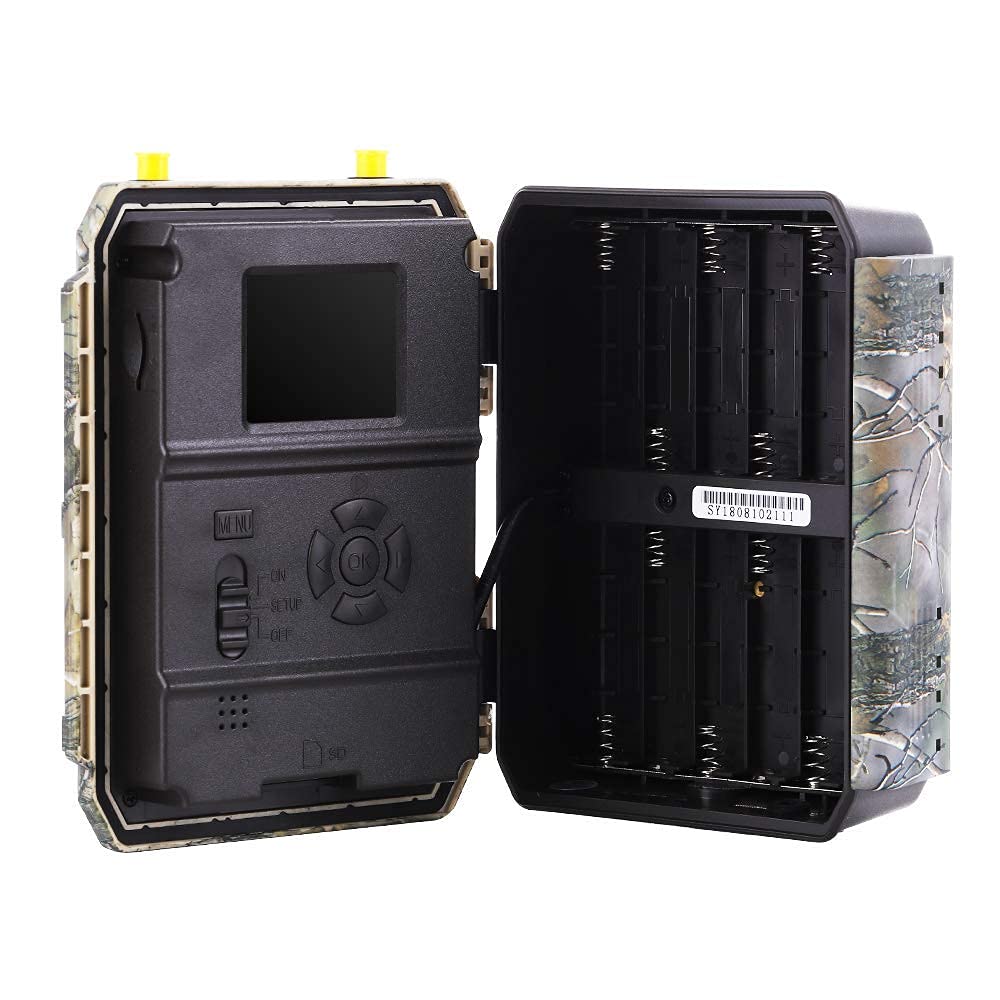 Yellowstone.ai 4G LTE Wireless Cellular Trail Camera with App for Deer Hunting & Security - Pictures & Videos On Any Phone (Verizon, AT&T, T-Mobile, Sprint & More) - Includes SD Card & Mounting Strap
