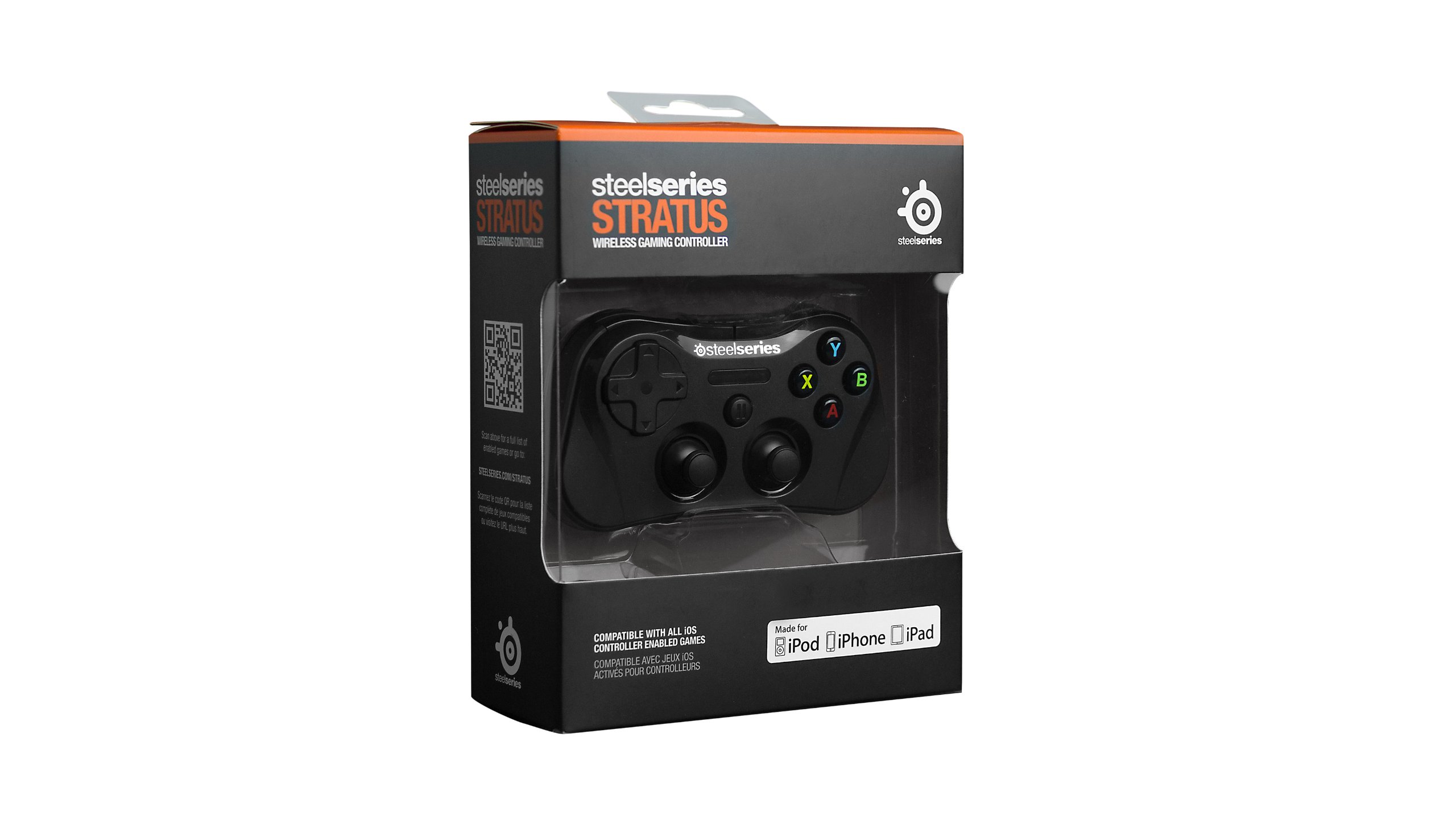 SteelSeries Stratus Wireless Gaming Controller for iPhone, iPad, and iPod Touch - White
