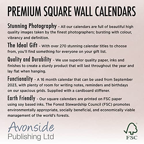 Steam Train Calendar - Calendars 2023 - 2024 Wall Calendars - Steam Trains 16 Month Wall Calendar by Avonside