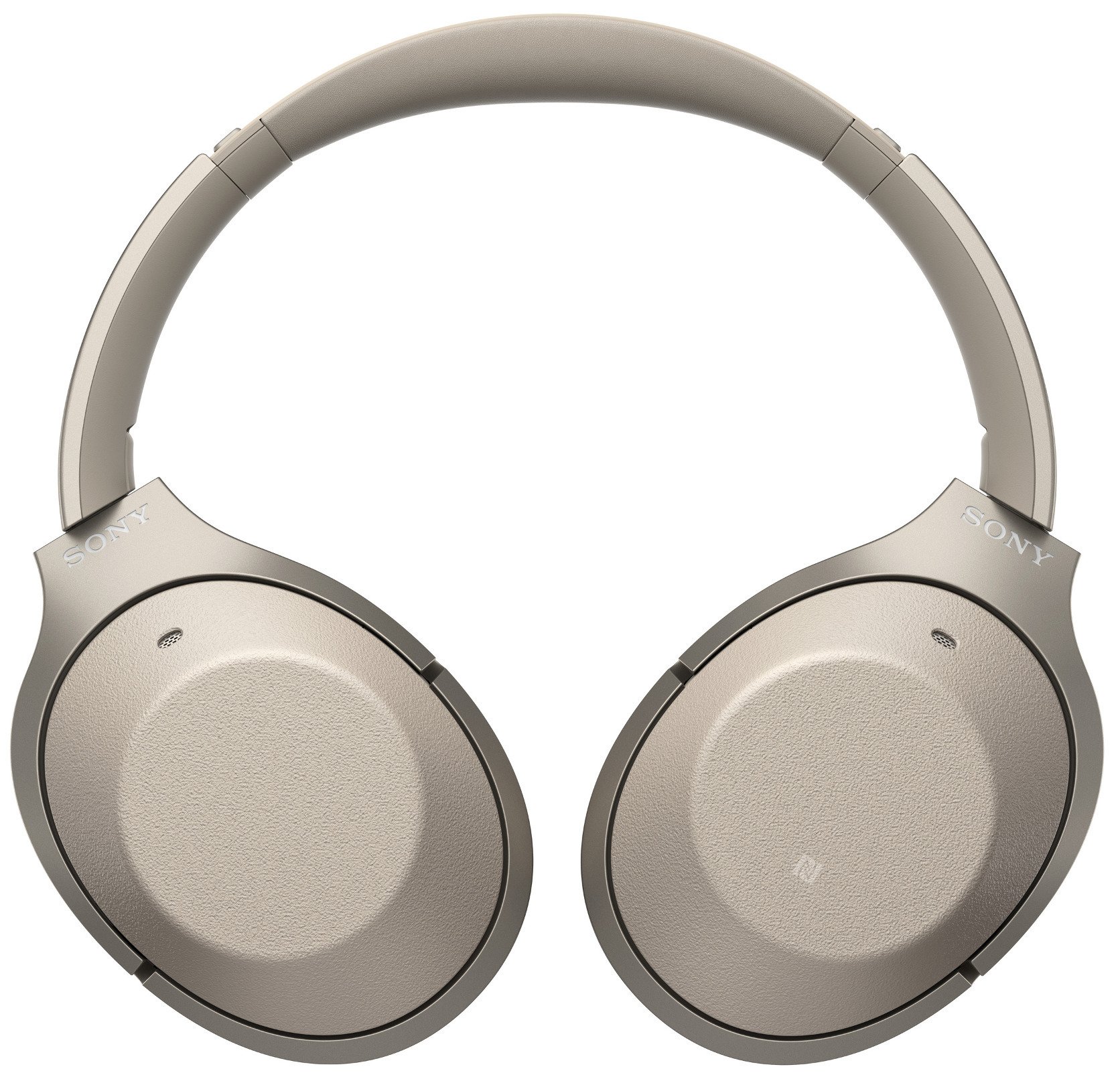 Sony Noise Cancelling Headphones WH1000XM2: Over Ear Wireless Bluetooth Headphones with Microphone - Hi Res Audio and Active Sound Cancellation - Gold (2017 model)