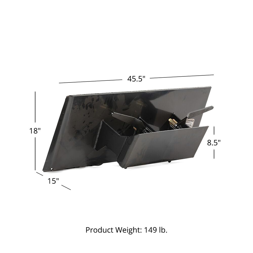 Titan Distributors Inc. Adapter to Convert Full Size Universal Skid Steer Quick Tach to Toro Dingo