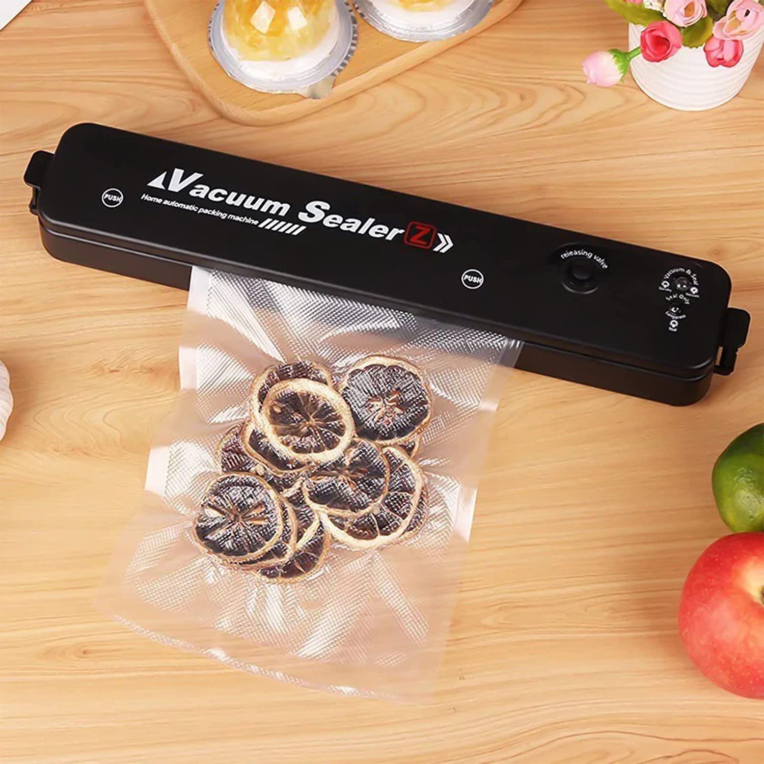 Vacuum Sealing Machine Food Packaging Machine, Household Food Automatic Sealing Machine, Fresh-keeping Vacuum Compression, Equipped With Ten Fresh-keeping Sealed Bags