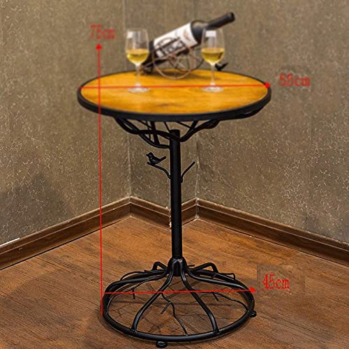 WXBDD Liang Indoor and Outdoor Dining Table, Tea Table, Coffee Shop, Dessert Shop, Small Table Folding Tables