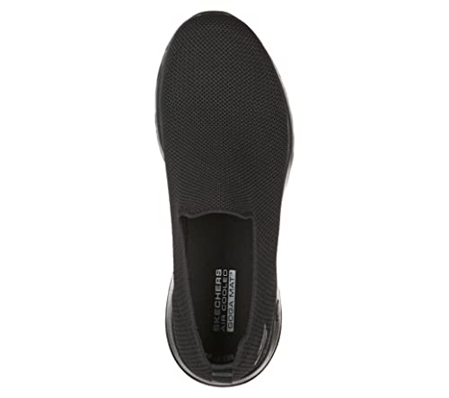 Skechers Men's Go Walk Max-Athletic Air Mesh Slip on Walkking Shoe Sneaker,Black/Black/Black,10 X-Wide US
