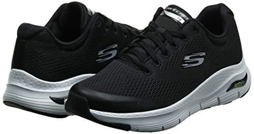 Skechers Men's Arch Fit Blk-red 11 WW US