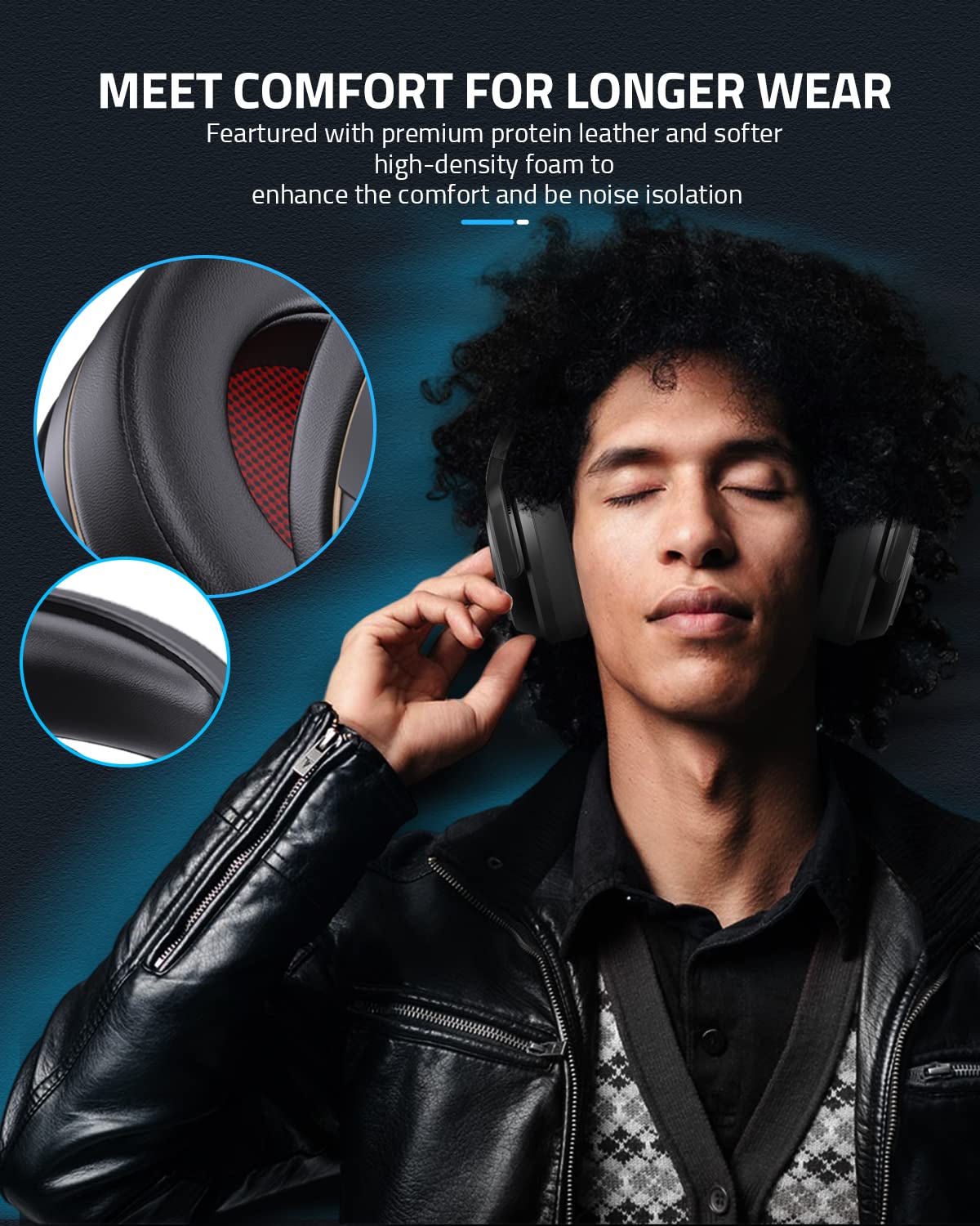 XIBERIA Wireless Gaming Headset for PS5,PS4,PC with Microphone,Lossless 2.4GHz Ultra-Low Latency,Noise Cancelling MIC,Long Battery Life,Wired Mode for Xbox One, Xbox Series X Games