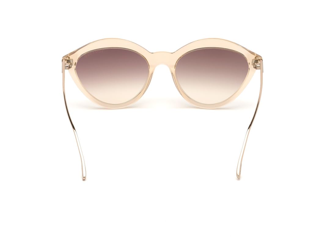 Tom Ford FT0663 45G Shiny Light Brown Chloe Cats Eyes Sunglasses Lens Category