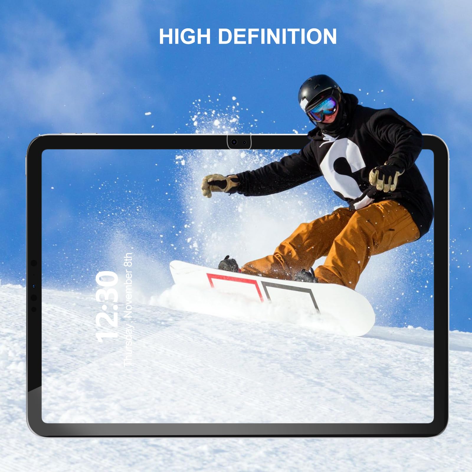 SIBEITU 2 Pack Screen Protector for iPad 9th Generation 2021, iPad 10.2 Inch HD Clear 9H Hardness Tempered Glass Film Compatible with iPad 8th 7th Generation 2020/2019, Scratch Resistent