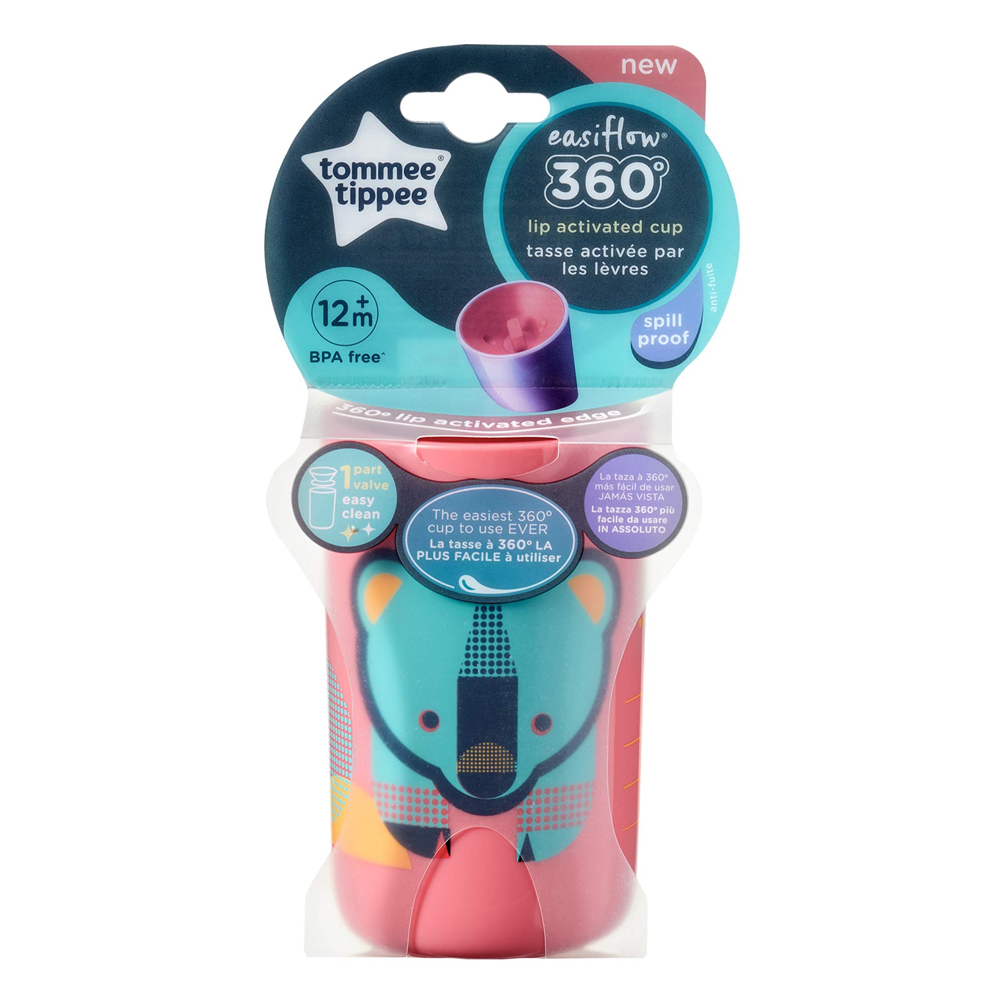 Tommee Tippee Easiflow 360° Beaker Cup 250ml: (Whale)