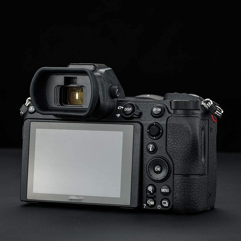 Z6II Z7II Eyecup + SD XQD Memory Card Case:Soft Silicon Camera Eyecup with 30 SD + 15 CFexpress B/XQD Cards Storage Case