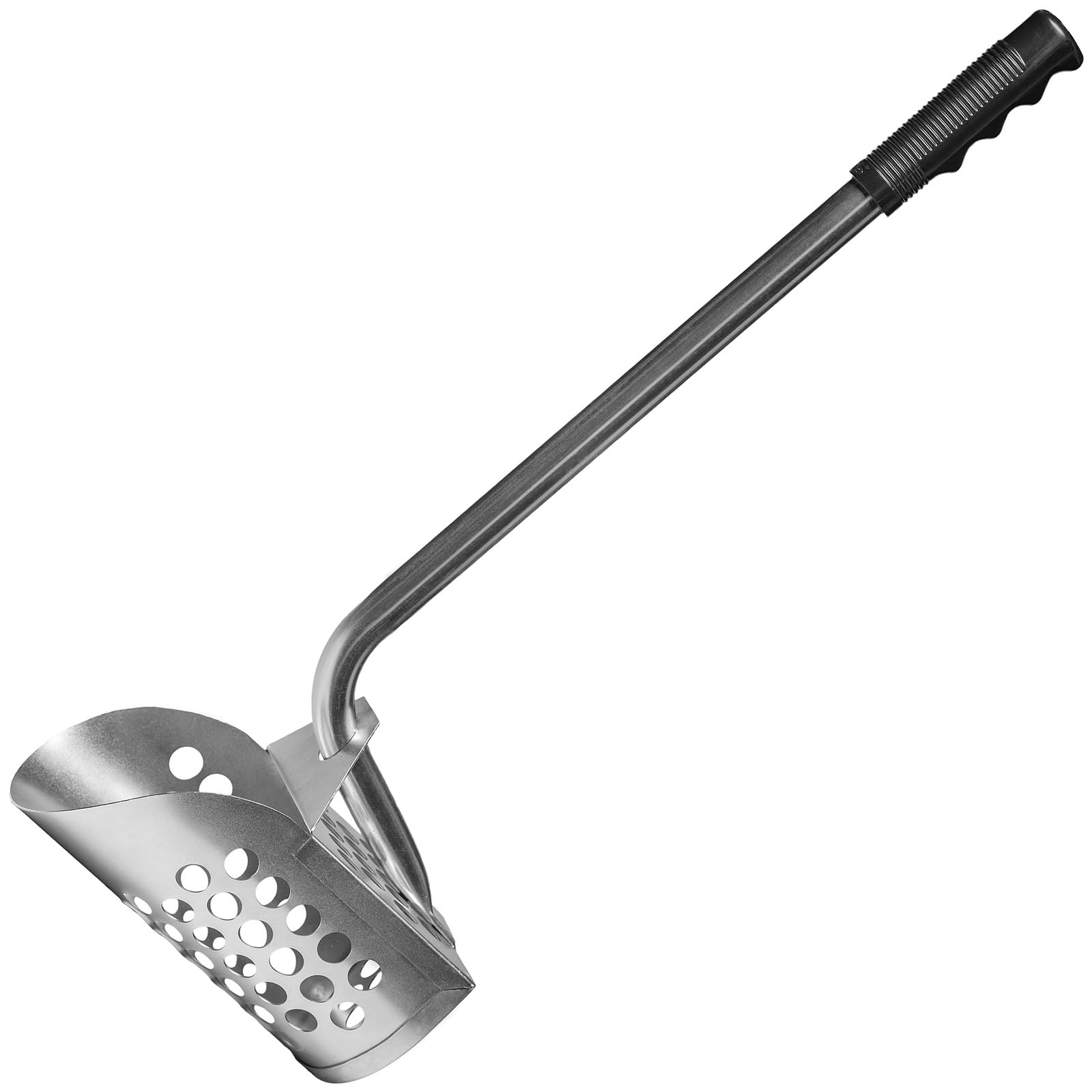 SWEETLO Sand Sifter Scoops for Metal Detecting Long Handle Scooper - Metal Detecting Detector Accessories Sand Scoop for Beach Sifter Digging Pick Basket Scooper Shovel Supplies with Long Handle