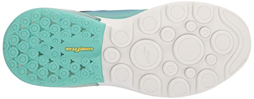 Skechers Women's GO Walk AIR 2.0-Quick Breeze Sneaker, Blue/Turquoise, 8