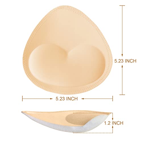 TopBine Removable Bra Pads Inserts Women's Comfy Sports Cups Bra Insert for Bikini Top Swimsuit