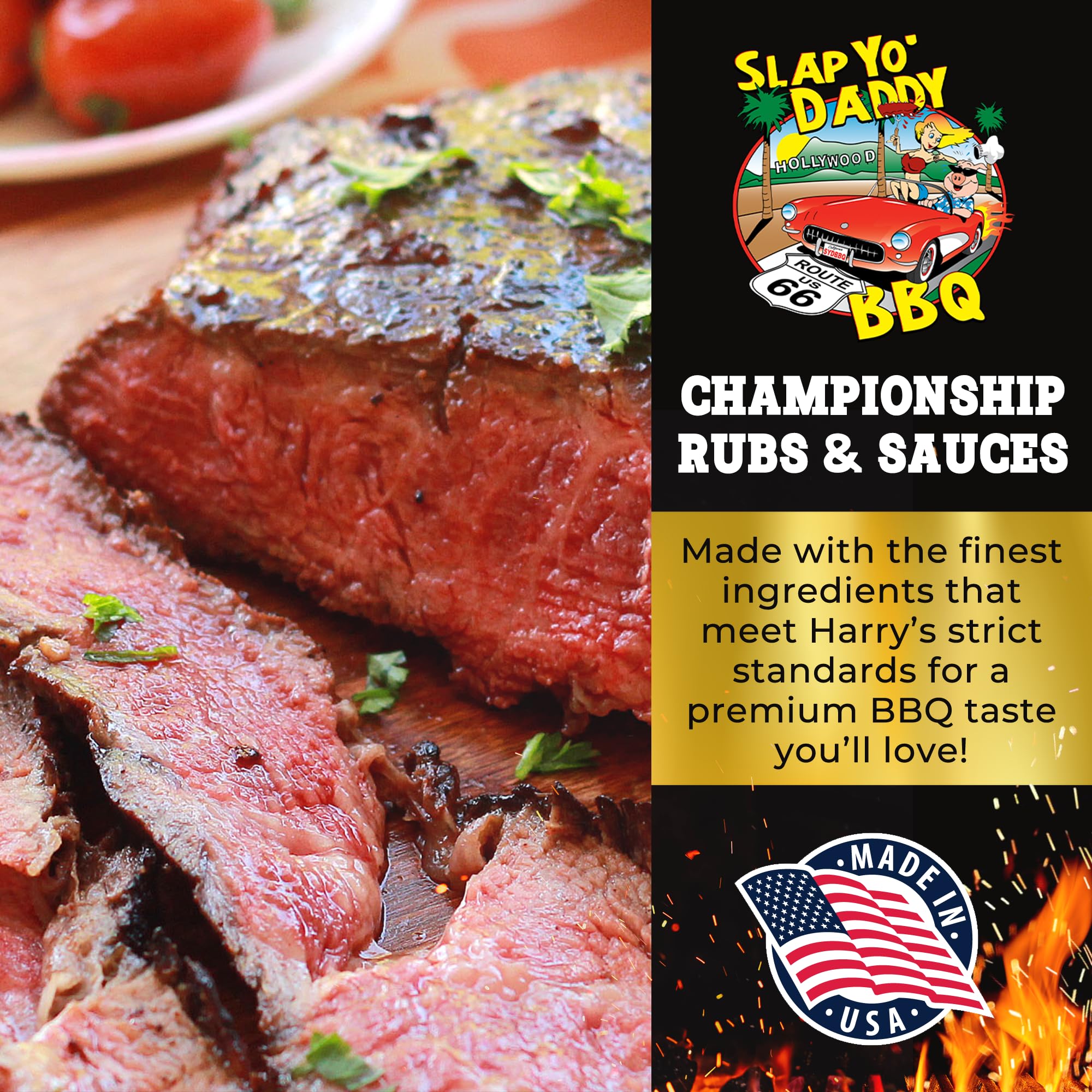 Slap Yo Daddy BBQ Rub Seasoning, Jailbird Chicken - Chicken, Turkey, Duck, Seafood Championship BBQ Rubs and Spices for Smoking and Grilling - No MSG, Gluten Free