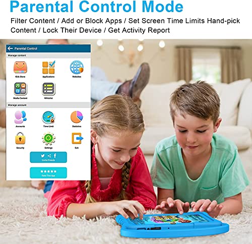 YOBANSE Kids Tablet, 7 inch Tablet for Kids 3GB RAM 32GB ROM