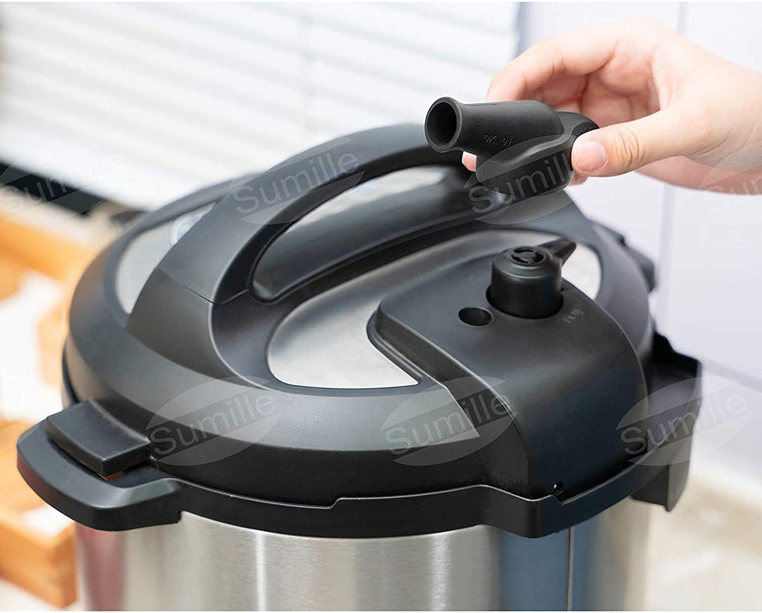 Sumille Instant Pot Steam Diverter, Valve Pressure Release Accessory Silicone Steam Release Accessories for IP Instant Pot DUO60 6 Qt, DUO80 8 Qt, Duo Mini 3 Qt and Duo Plus Mini 3 Qt,Model DK-01