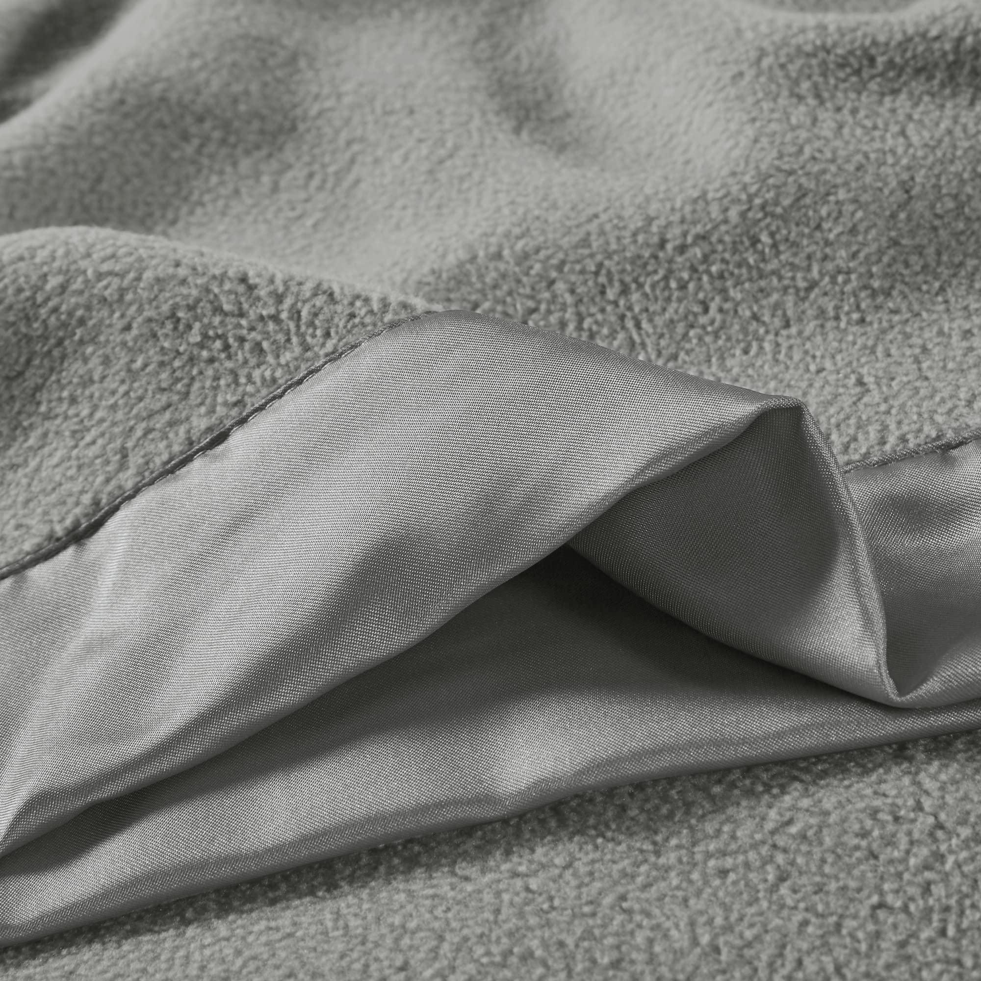 Sleep Philosophy True North Micro Fleece Luxury Premium Soft Cozy Mircofleece Blanket for Bed, Couch or Sofa, Full/Queen, Grey