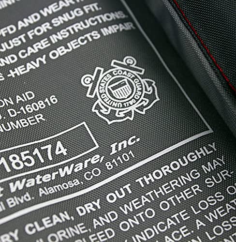 Stohlquist Fit Youth/Adult (75-125 Lbs) PFD Life Jacket Vest - Coast Guard Approved, Soft Lightweight Buoyancy Foam, Fully Adjustable, Buckle for Extra Security | Red & Gray