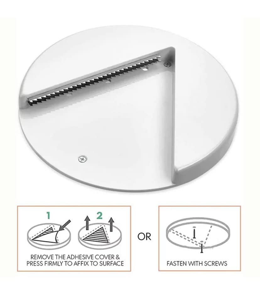 ZHAWK Kitchen Jar Opener | The Under Cabinet Lid Opener β Easy Grip, One Handed Jar & Bottle Opener for Weak Hands & Seniors with Arthritis | Effortless Jar Opener (Plastic - Design #1)
