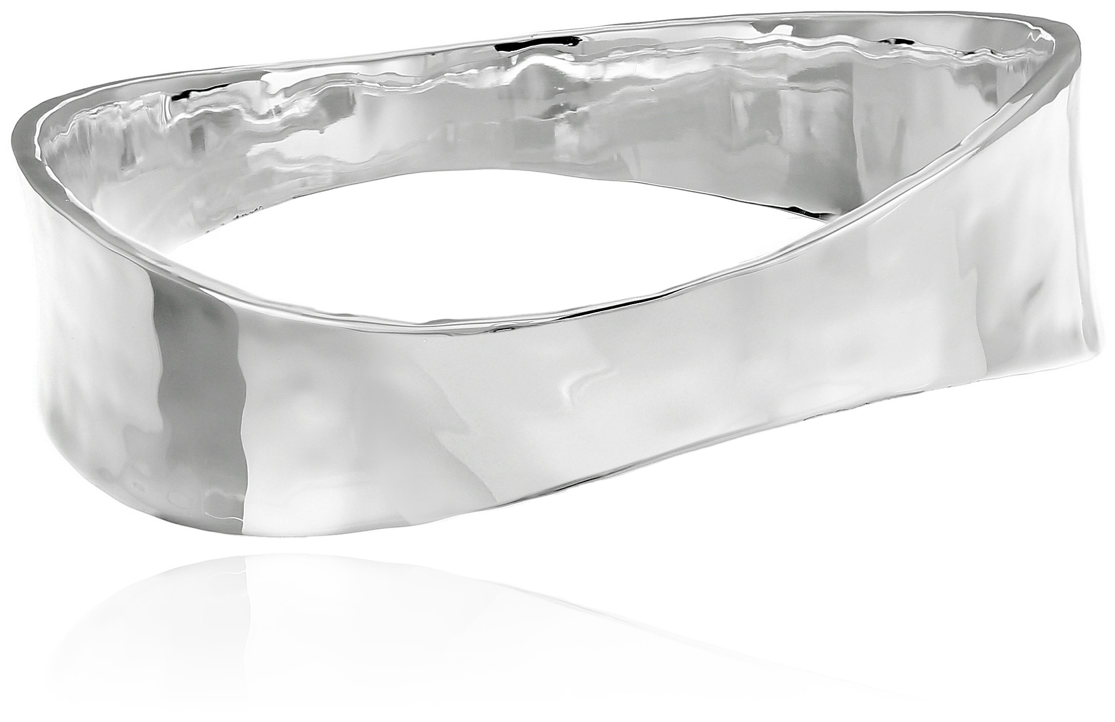 Robert Lee Morris "Soho Sculptural" Silver-Plated Bangle Bracelet