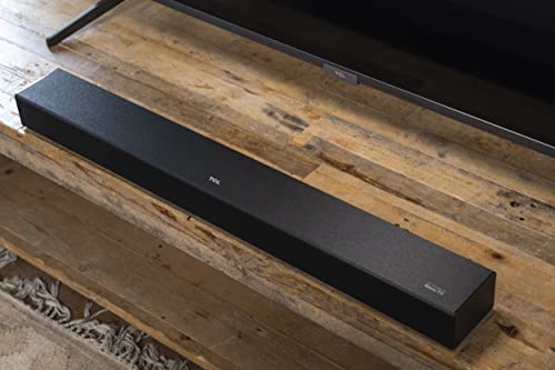 TCL Alto R1 Wireless 2.0 Channel Sound Bar for Roku TV, Bluetooth,Wifi TSR1-NA 31.5-inch, bass_boost, Flat, Black