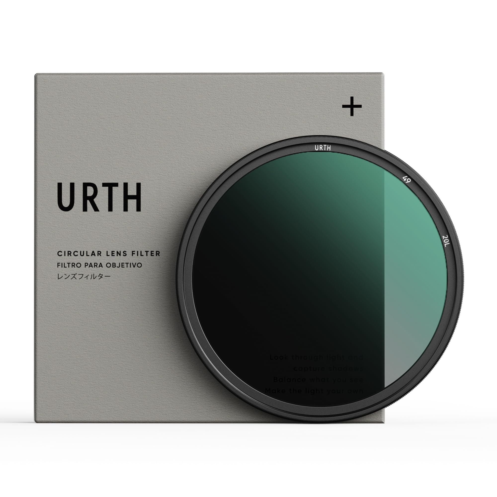 Urth 49mm ND4 (2 Stop) Lens Filter (Plus+) â 20-Layer Nano-Coated, Ultra-Slim Neutral Density Camera Lens Exposure Filter