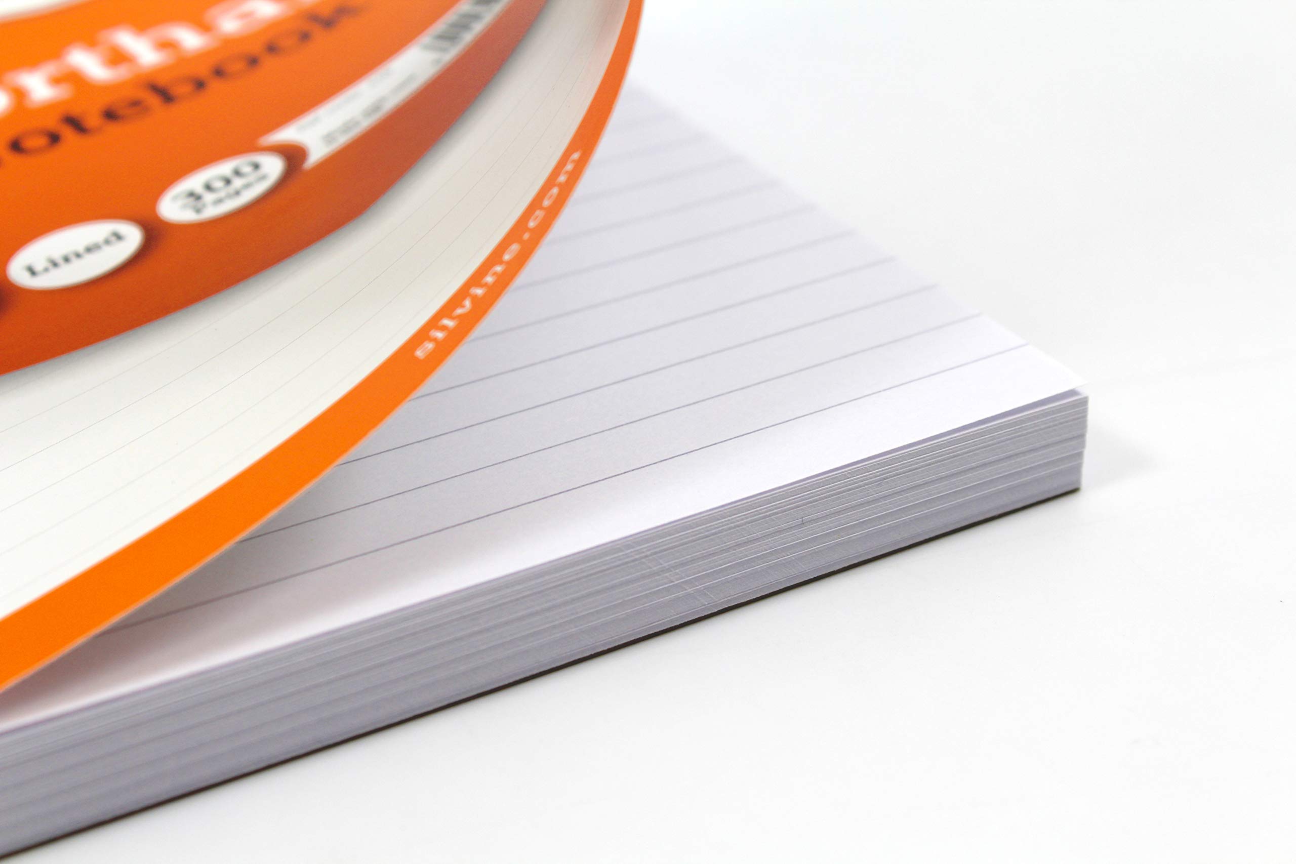 Silvine 8x5" Reporter's Spiral Shorthand Notebook with 300 Pages (Pack of 6)