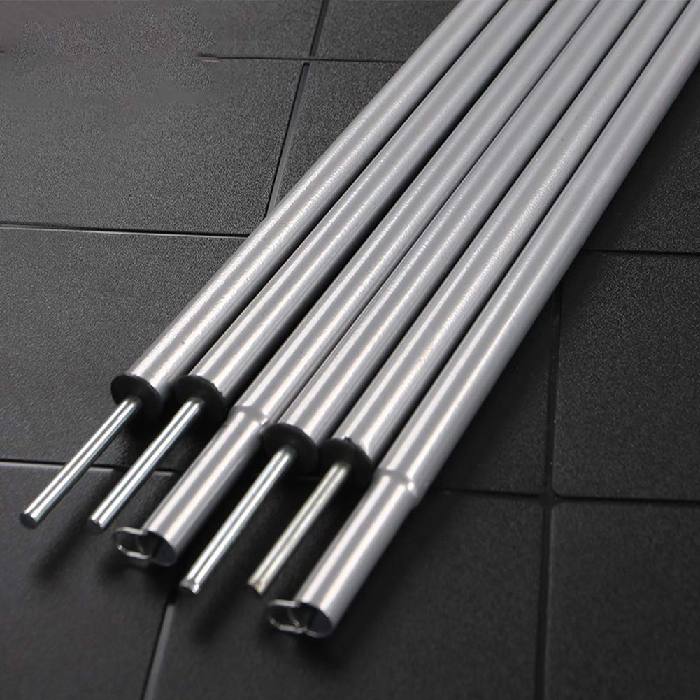 Yuhoo US 2pcs Universal Aluminum Adjustable Camping Tarp 90" Telescoping Tent Poles