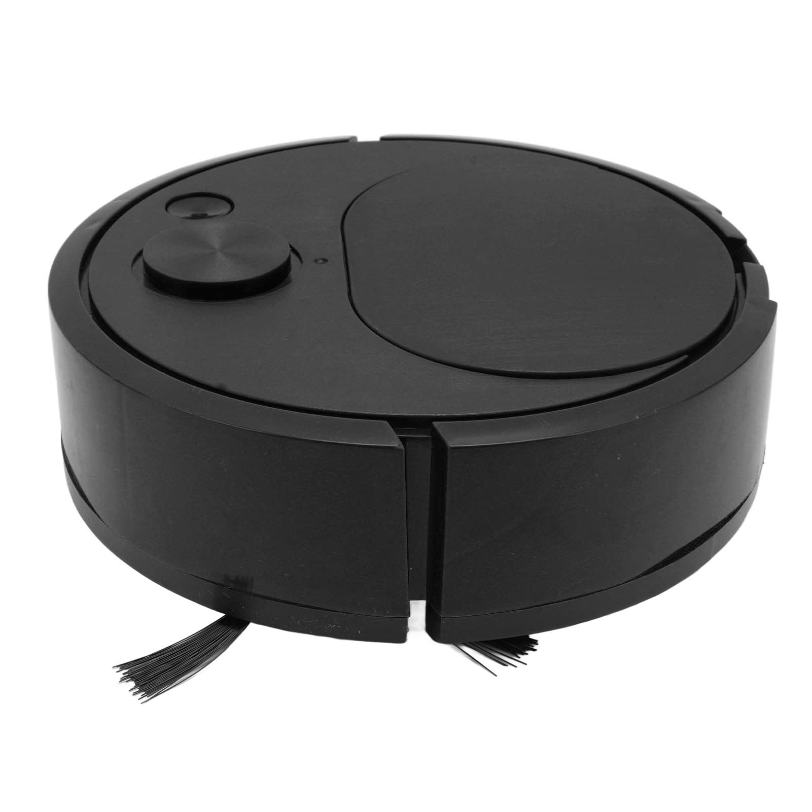 Smart Robot Vacuum Cleaner Multifunctional USB Charging Mini Sweeping Robot for Floors (Black)