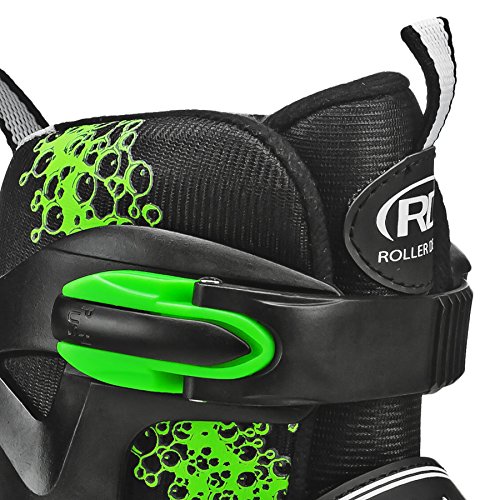 Roller Derby ION 7.2 Inline Skates with Aluminum frames and Adjustable Sizing for growing feet, Small (11-1)