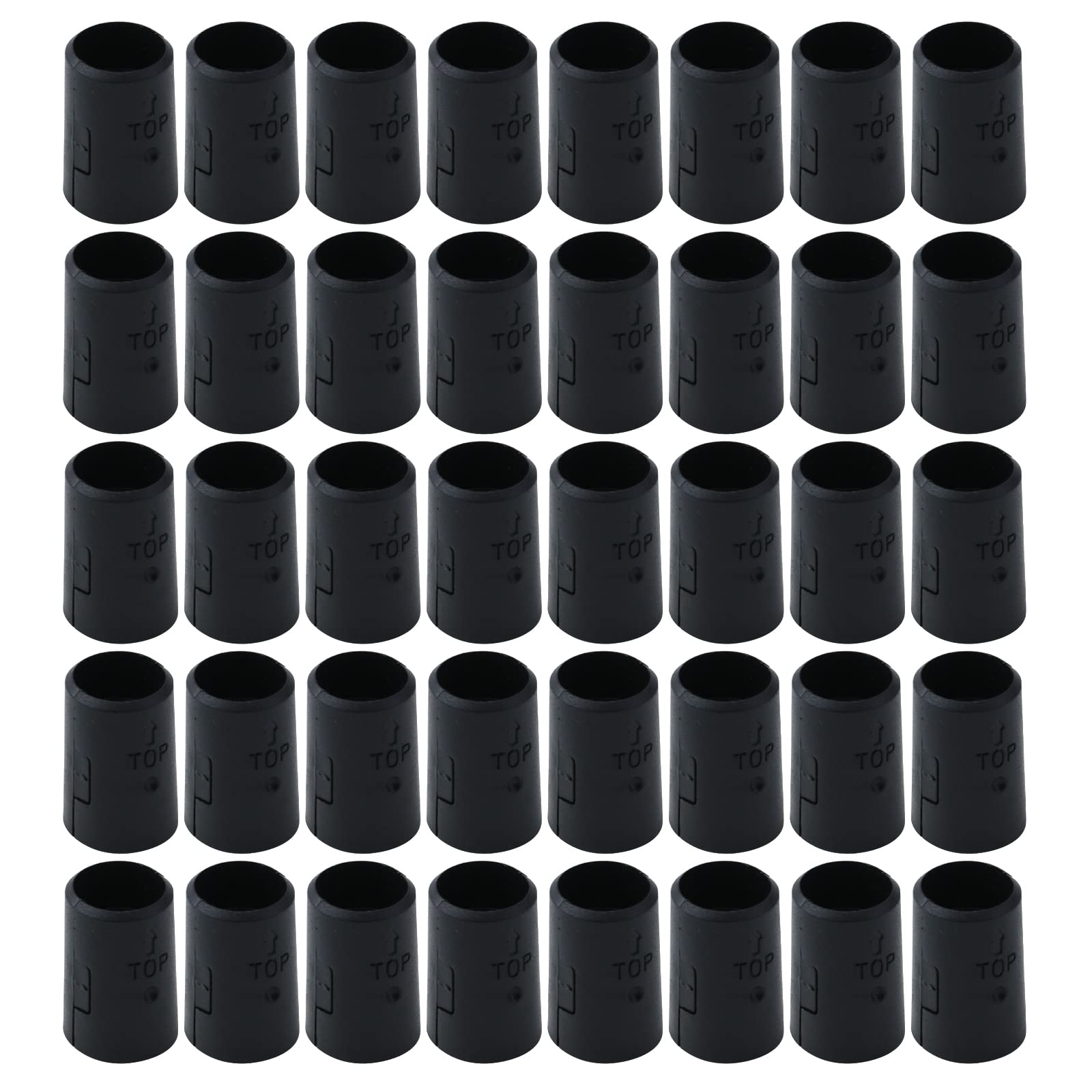 Semetall 40Pairs 80Pack Wire Shelving System for 0.9" Post-Shelving Sleeves Replacements for Shelf Clips Cabinets