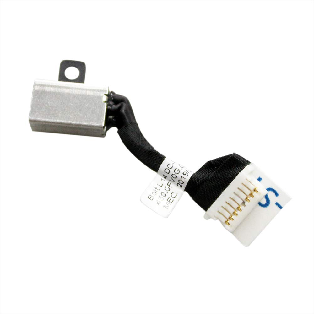 Zahara DC Power Jack Cable for Dell Latitude 3400 P111G,3500 P85F P86F001/ Inspiron 15-5582 5583 5584 7580 CN: 0TM5N3 / TM5N3 450.0FV06.0011 450.0FV06.0091 450.0FV0G.0021