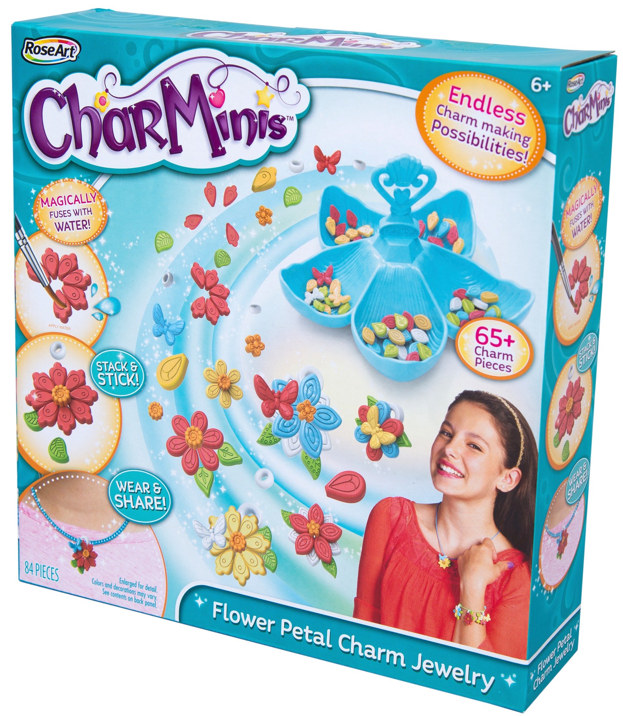 RoseArt RoseArt Charminis Flower Charm Jewelry Pack,,