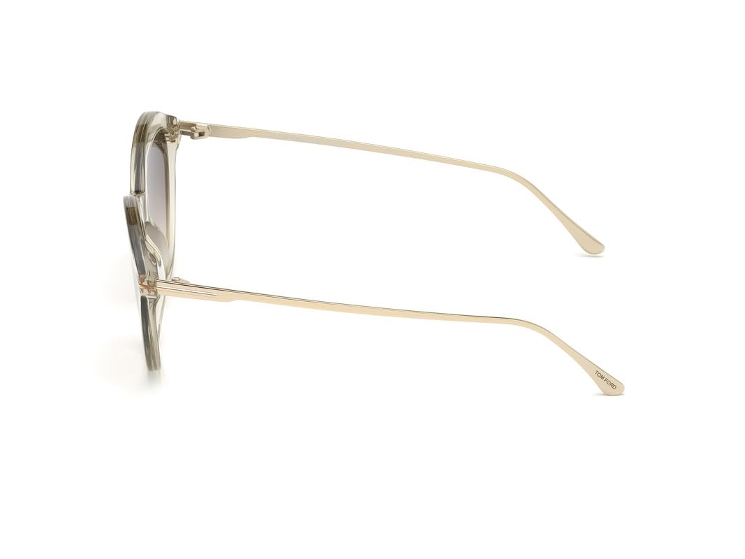 Tom Ford FT0663 20G Grey Chloe Cats Eyes Sunglasses Lens Category 2 Lens Mirror