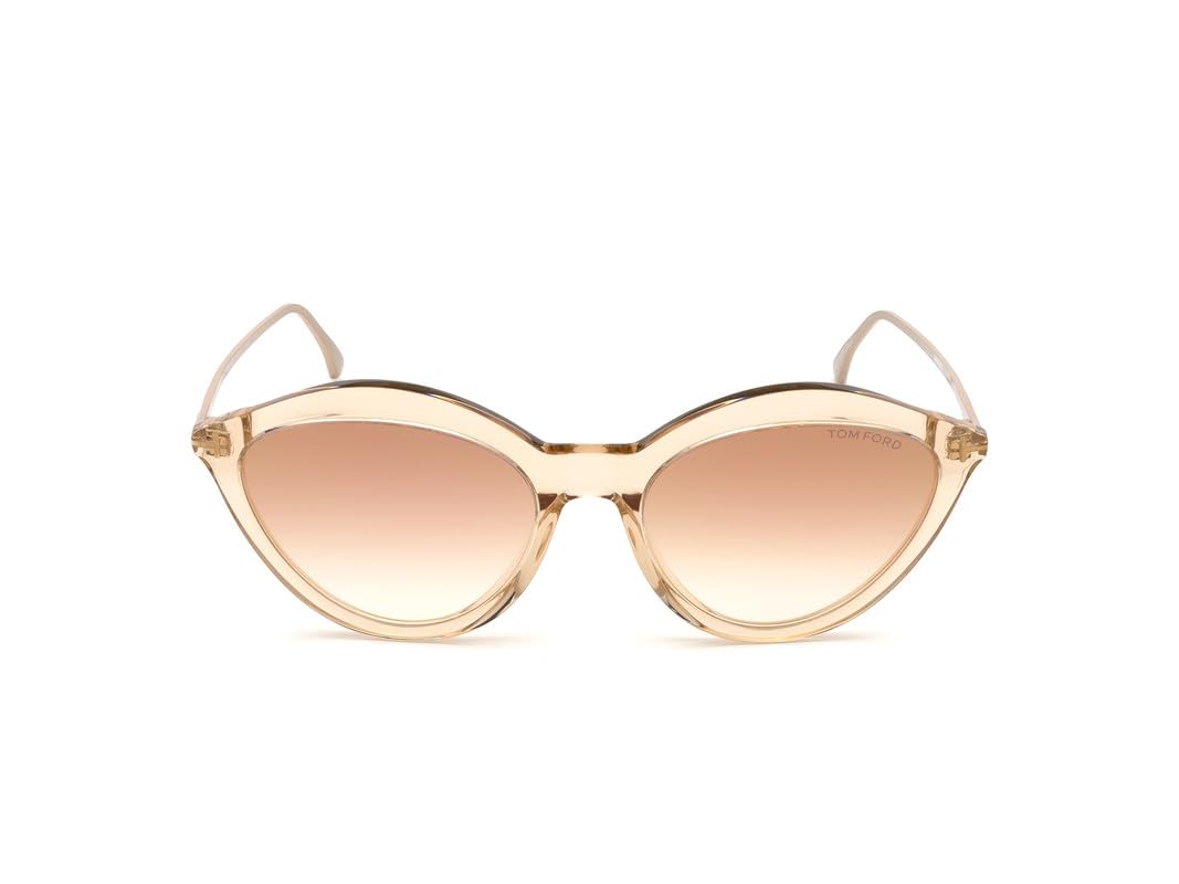 Tom Ford FT0663 45G Shiny Light Brown Chloe Cats Eyes Sunglasses Lens Category