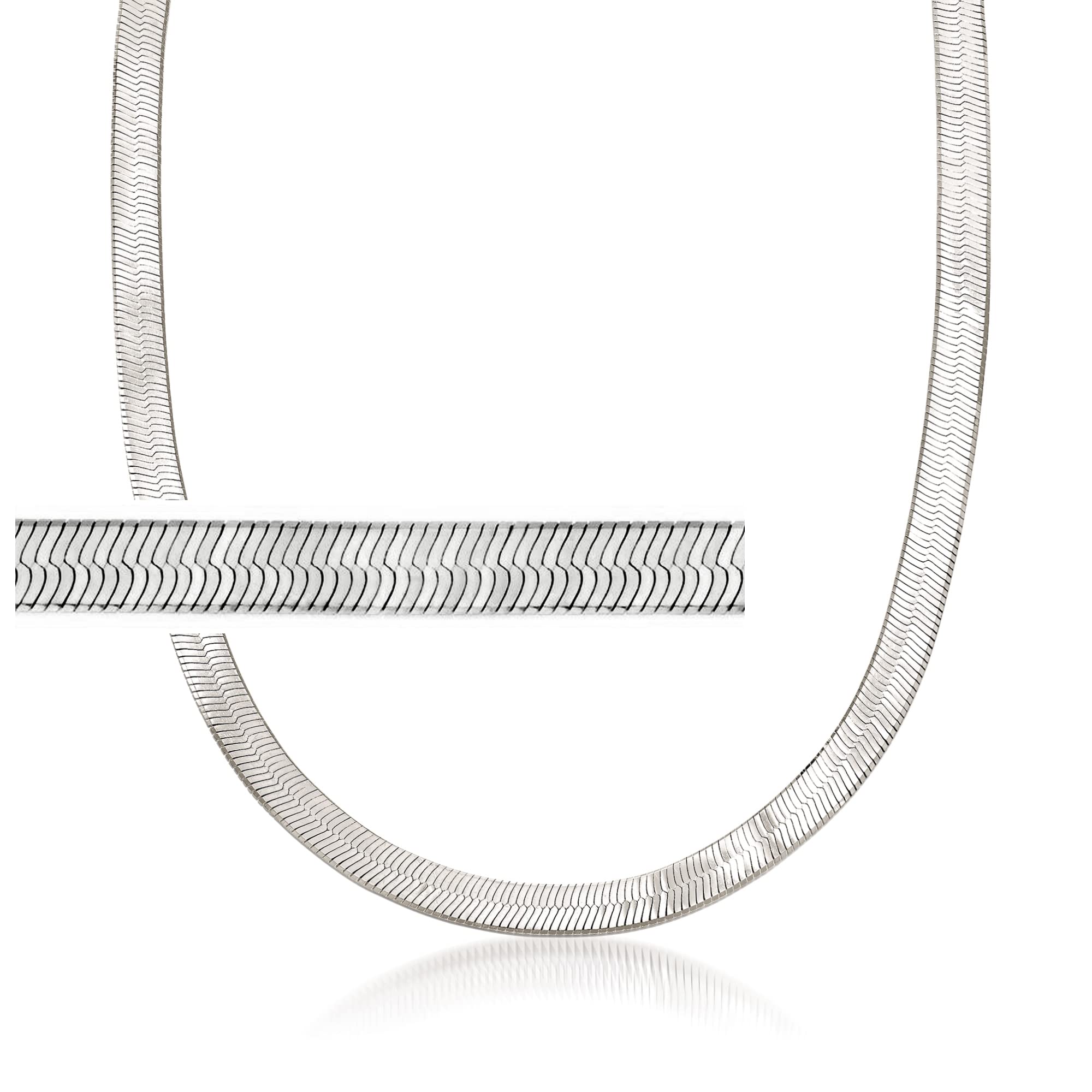 Ross-Simons Italian 6mm Herringbone Chain Necklace