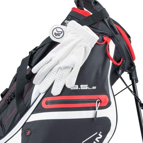 Sun Mountain Golf 2020 3.5 LS Stand Bag (Black-White-RED, 3.5 LS)