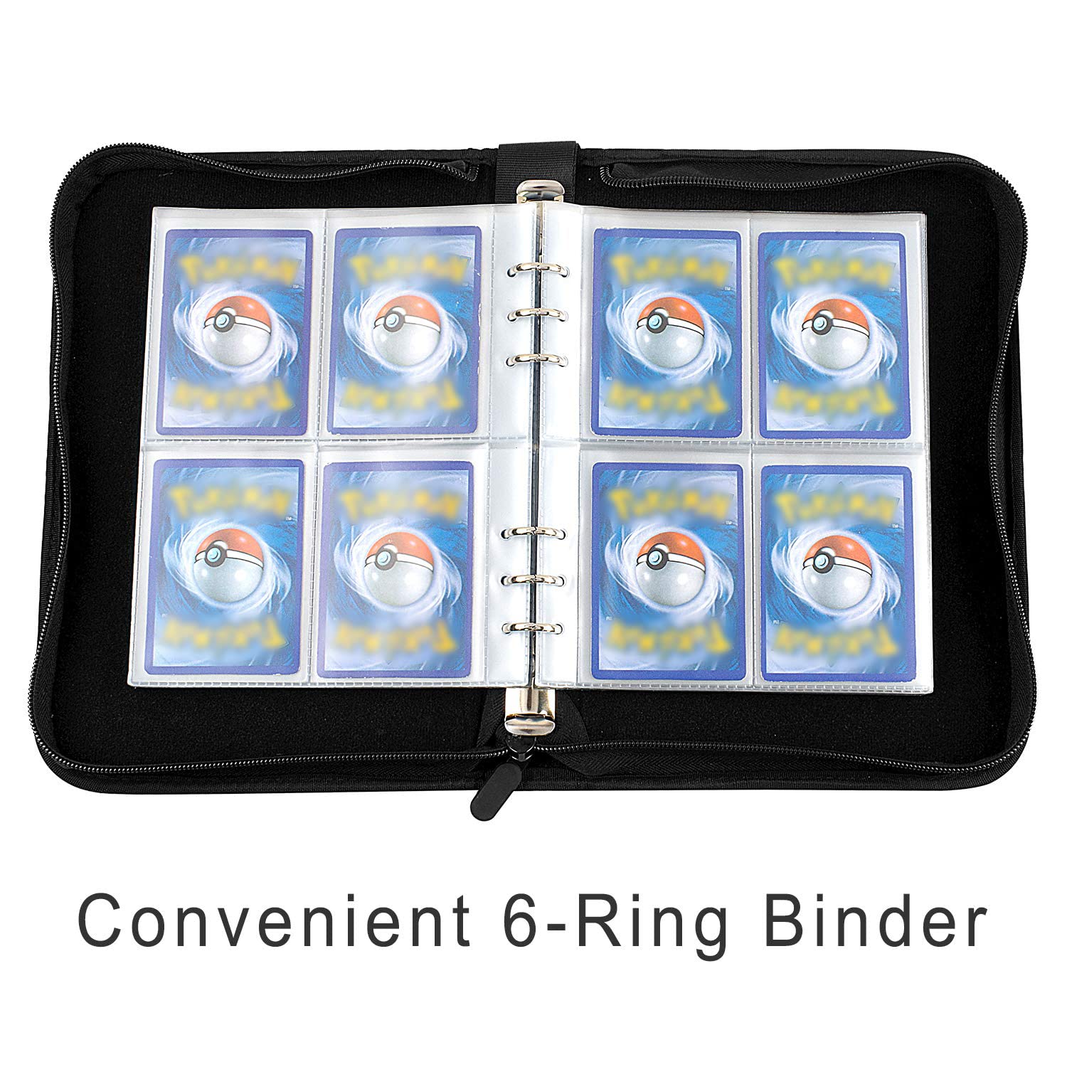 Trading Card Binder Holder Album with Sleeves