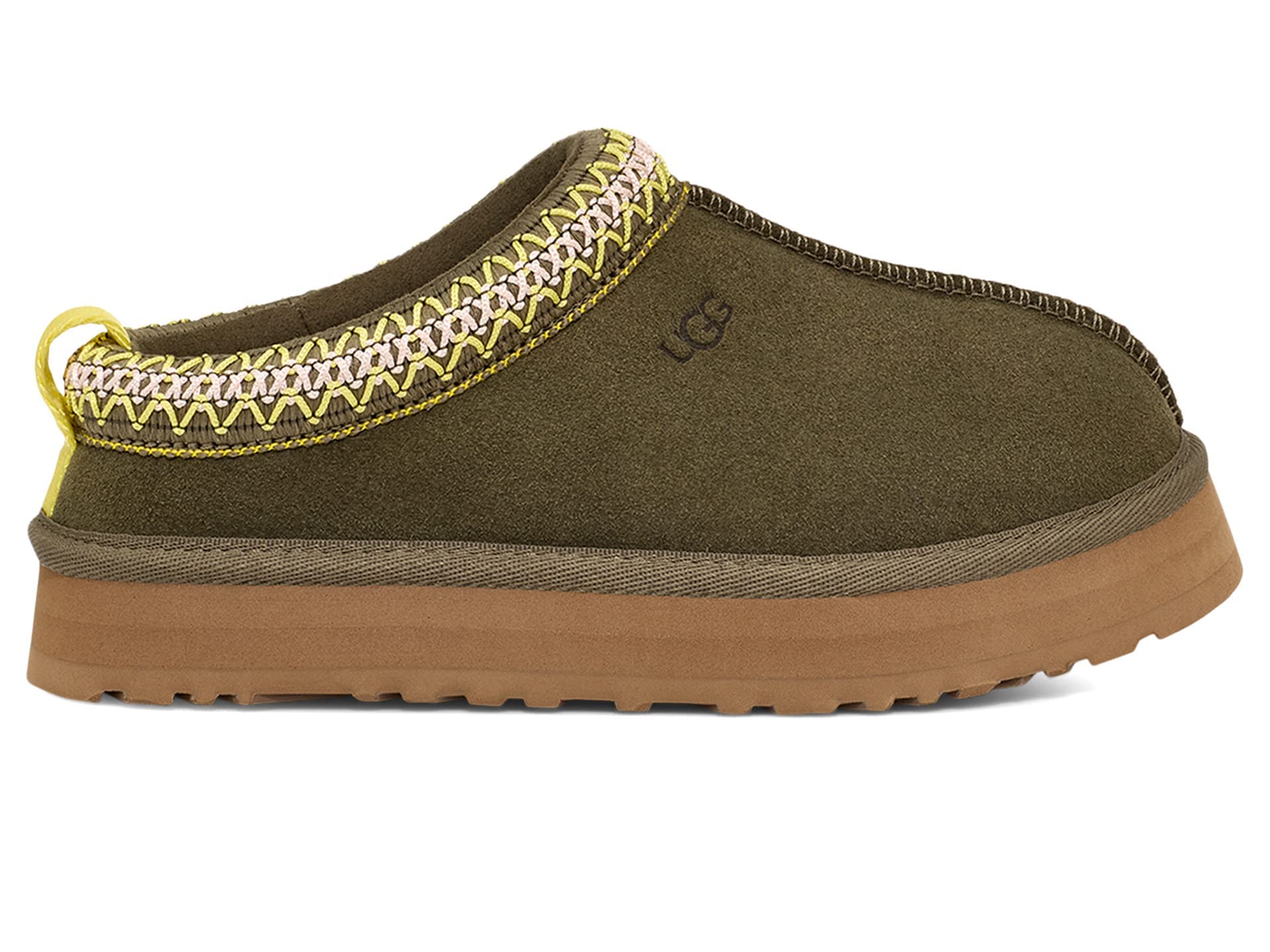 UGG Unisex-Child Tazz Slipper, Burnt Olive, 1 Little Kid