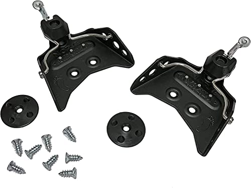 Rottefella Norse 75 Black/Silver Touring & Competition Ski Bindings with Hardware and Backplates