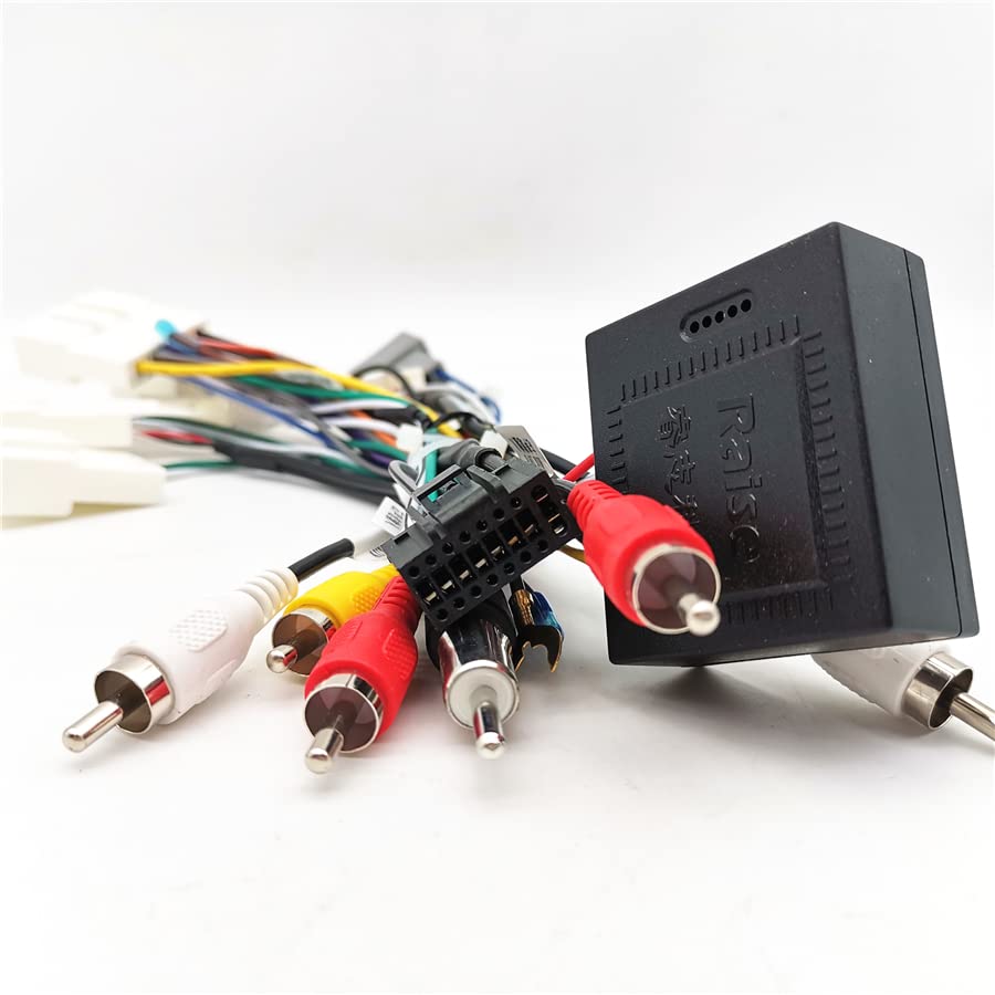 Stereo Radio 16-PIN Plug Power Cable Adapter Wiring Harness w/Canbus for Nissan