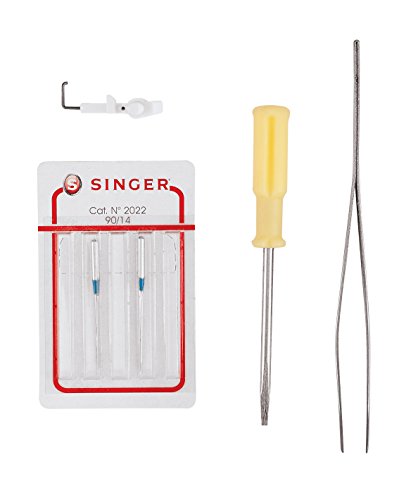 SINGER | ProFinish 14CG754 2-3-4 Thread Serger with Adjustable Stitch Length, & Differential Feed - Sewing Made Easy,White